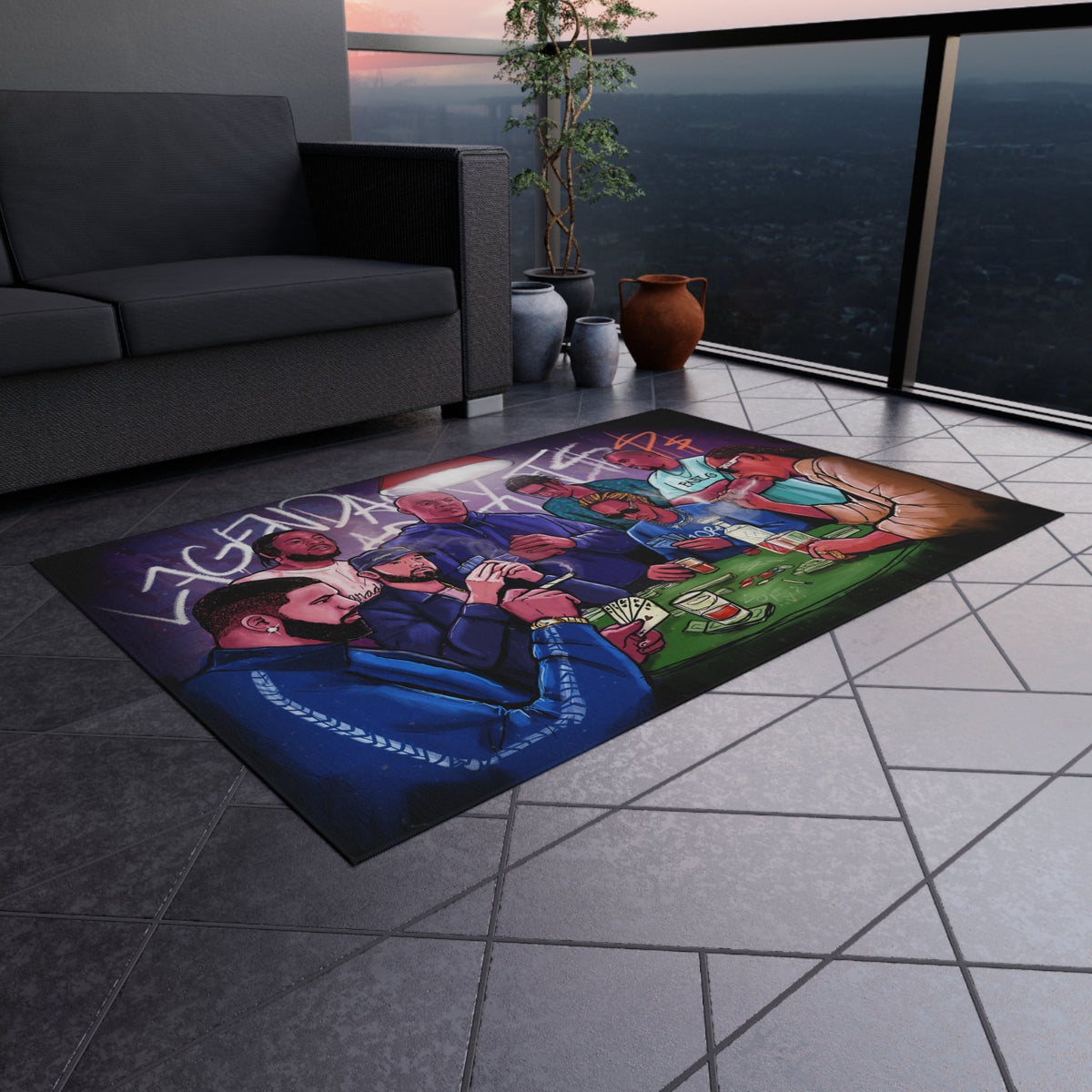 Legendary Hip-Hop Artists Rug – REBHORN DESIGN