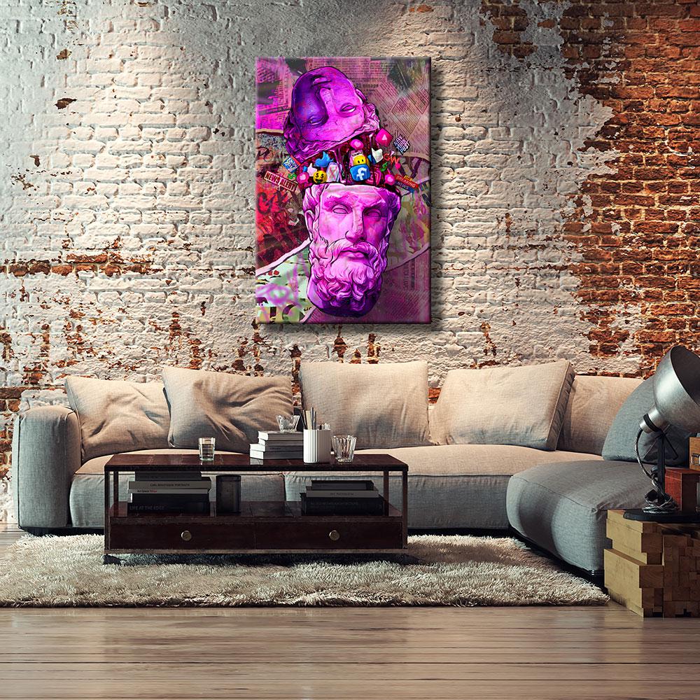 Don'T Get Brainwashed Modern Day Canvas Wall Art – REBHORN DESIGN