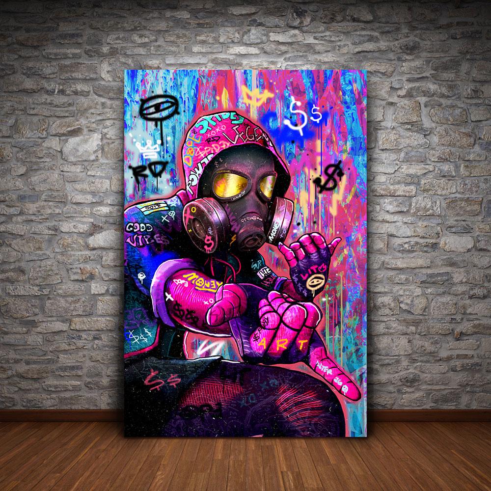 Fight Toxicity Modern Day Canvas Wall Art – REBHORN DESIGN