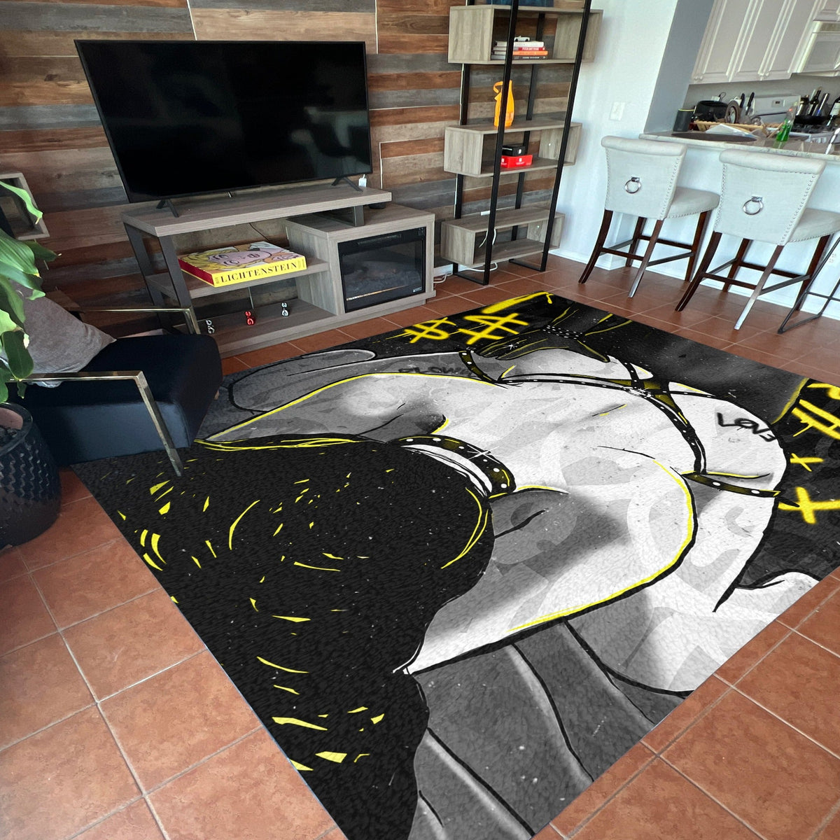 Plowed Monochrome Sensual Rug – REBHORN DESIGN