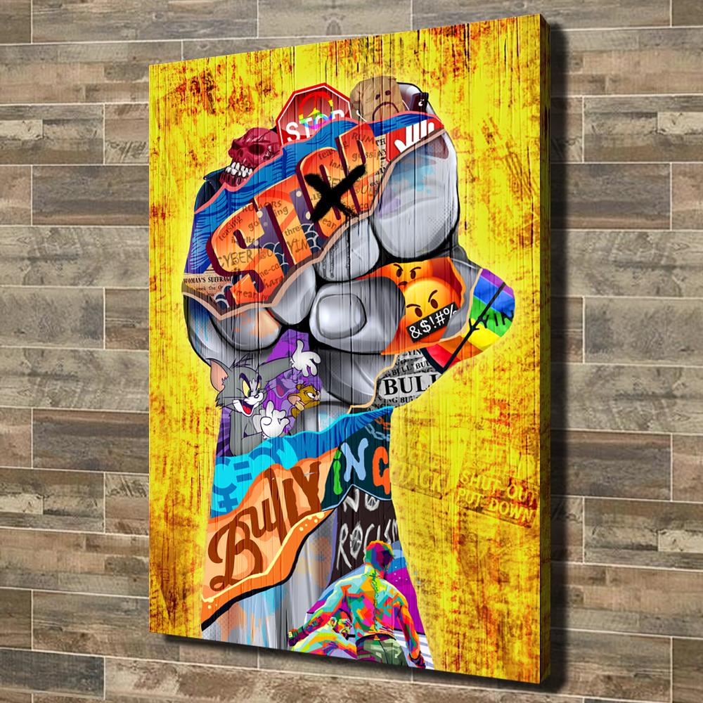 Stop Bullying Modern Day Canvas Wall Art – REBHORN DESIGN
