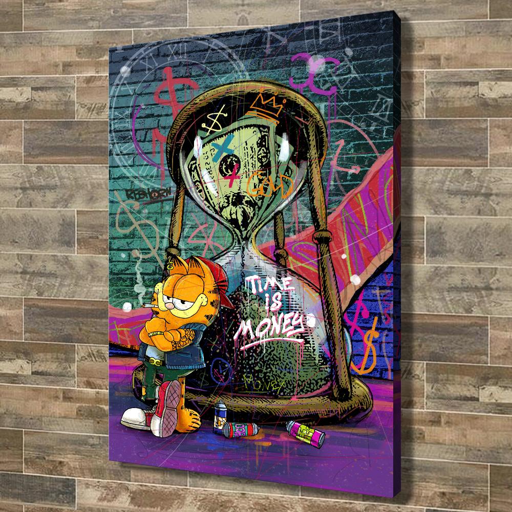 Time Is Money Modern Day Canvas Wall Art – REBHORN DESIGN