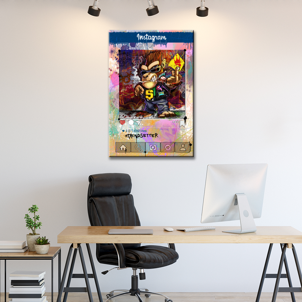 Trendsetter Motivational Canvas Wall Art – REBHORN DESIGN