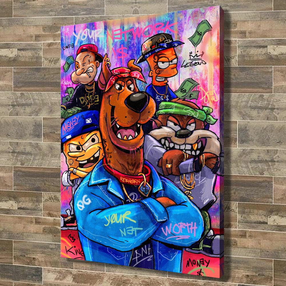 Your Network Is Your Net Worth Motivational Canvas Wall Art – REBHORN ...